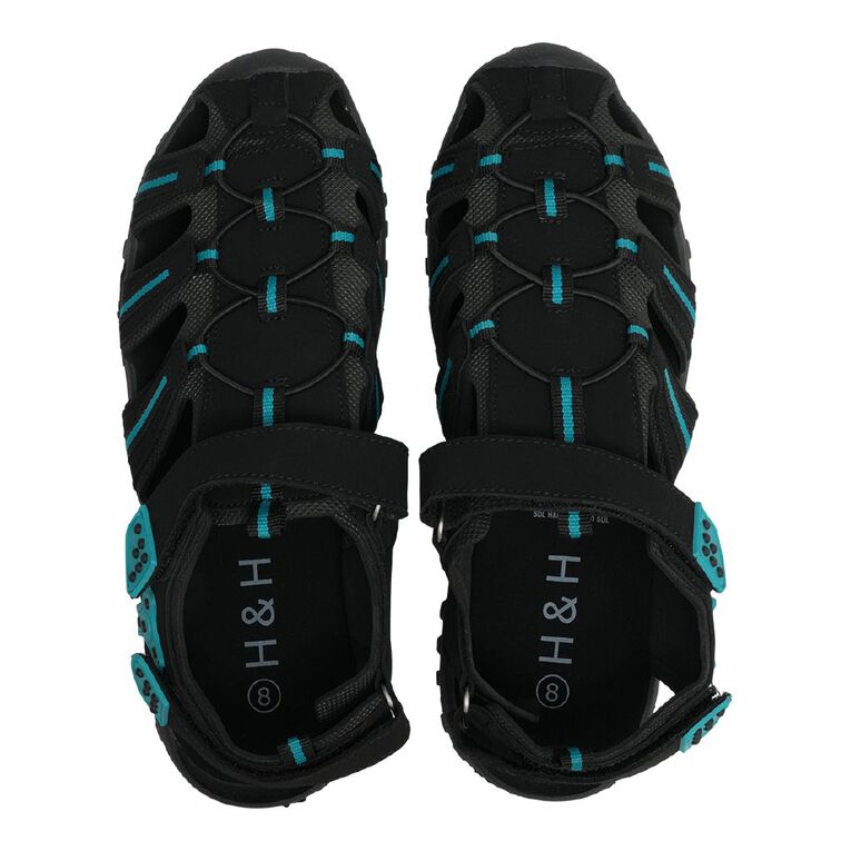 H&H Women's Caged Trekking Sandals Black | The Warehouse