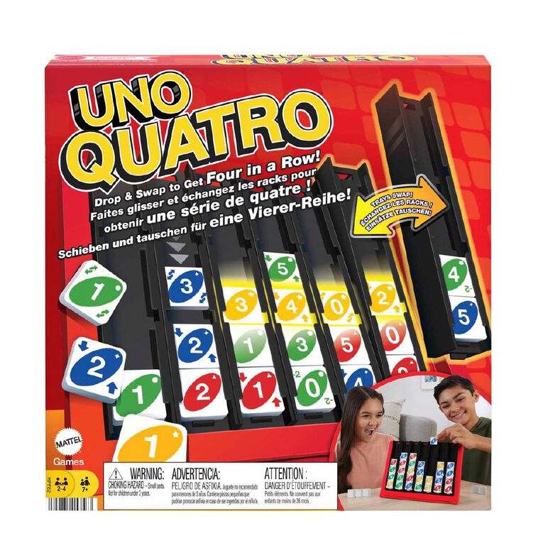 UNO Quatro 4 in a Row Game | The Warehouse