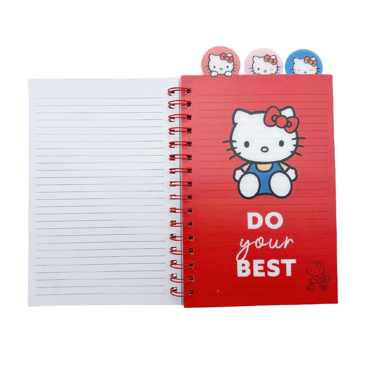 Hello Kitty Sprial Note Book With Dividers A5 | The Warehouse