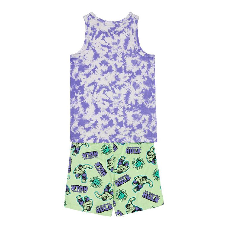 Avengers Avengers HULK Kids' Singlet Pyjamas Set Green Light | The ...