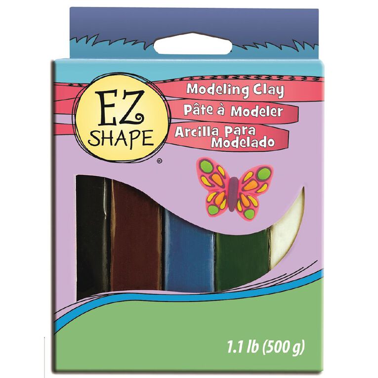 Sculpey EZ Shape Natural Modelling Clay Set 5 Pack | The Warehouse