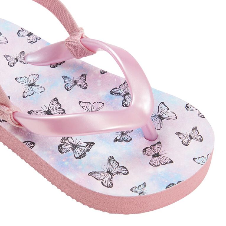 Young Original Junior Kids' Recycled Printed Jandals Purple | The Warehouse