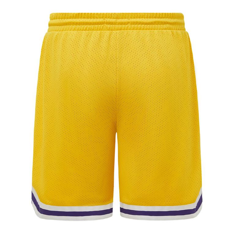 Garage Men's Basketball Shorts Yellow Mid | The Warehouse