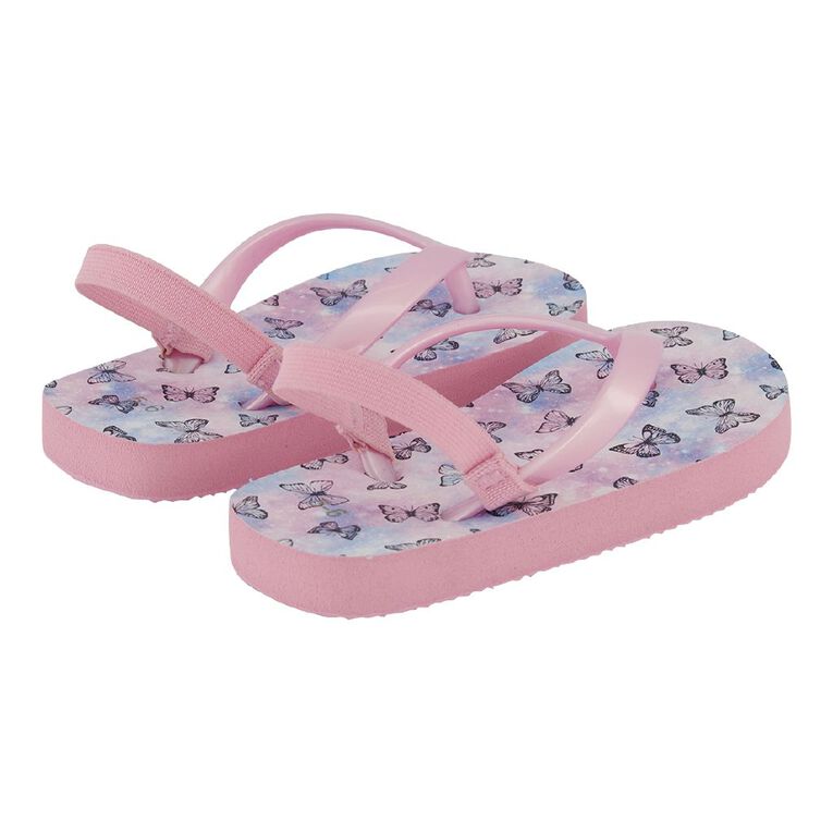 Young Original Junior Kids' Printed Jandals Purple Mid | The Warehouse