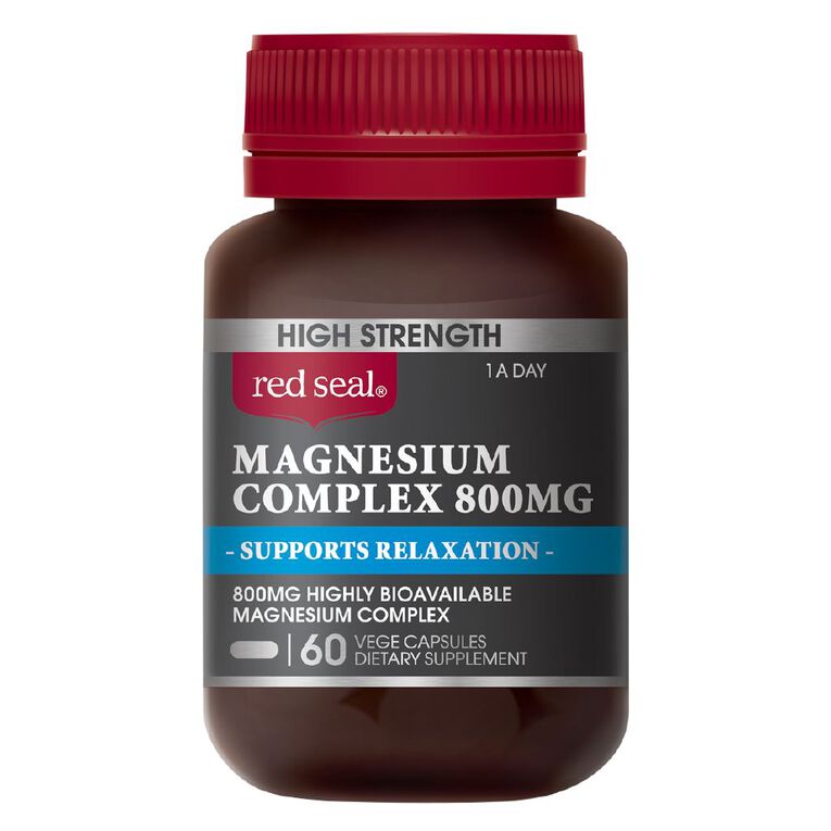 Red Seal High Strength Magnesium Complex 60's 800mg | The Warehouse