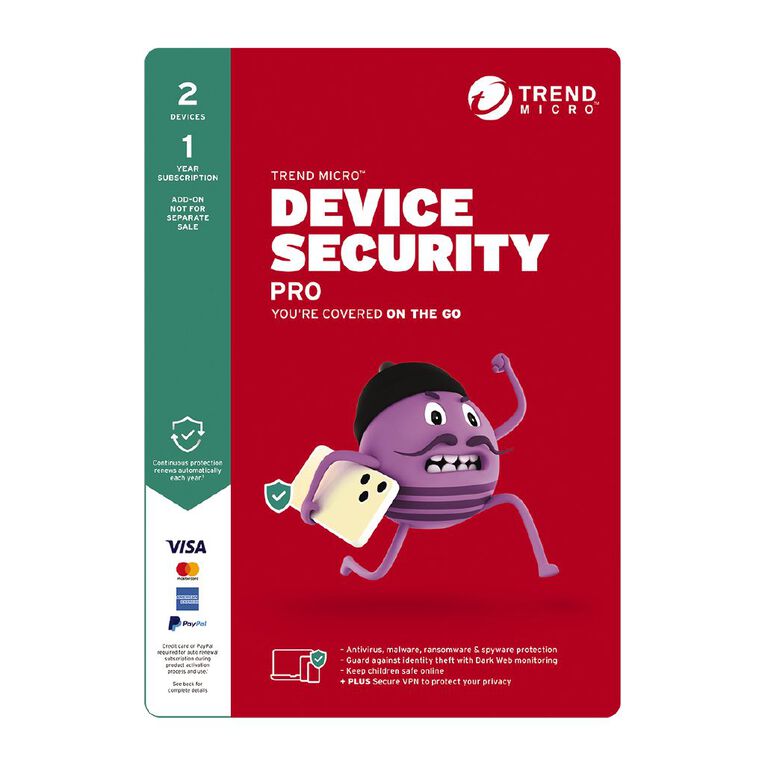Trend Micro Device Security Pro 2D 1Y Add-on | The Warehouse