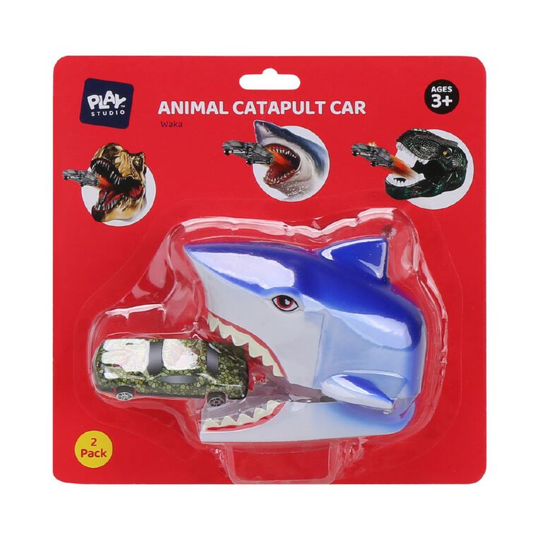 Play Studio Diecast Animal Catapult Car 2 Pack Assorted Assorted | The ...
