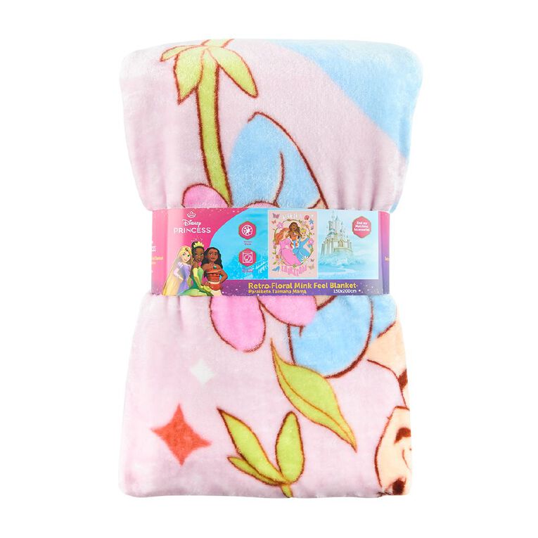 Disney Princess Mink feel Blanket King Single | The Warehouse