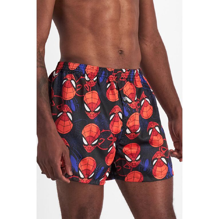 Spider-Man Rio Men's Satin Boxer Red | The Warehouse