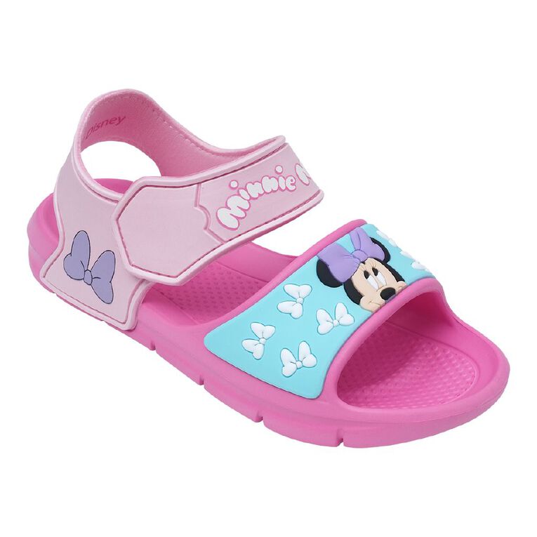 Minnie Mouse Beach Sandals Pink Mid | The Warehouse