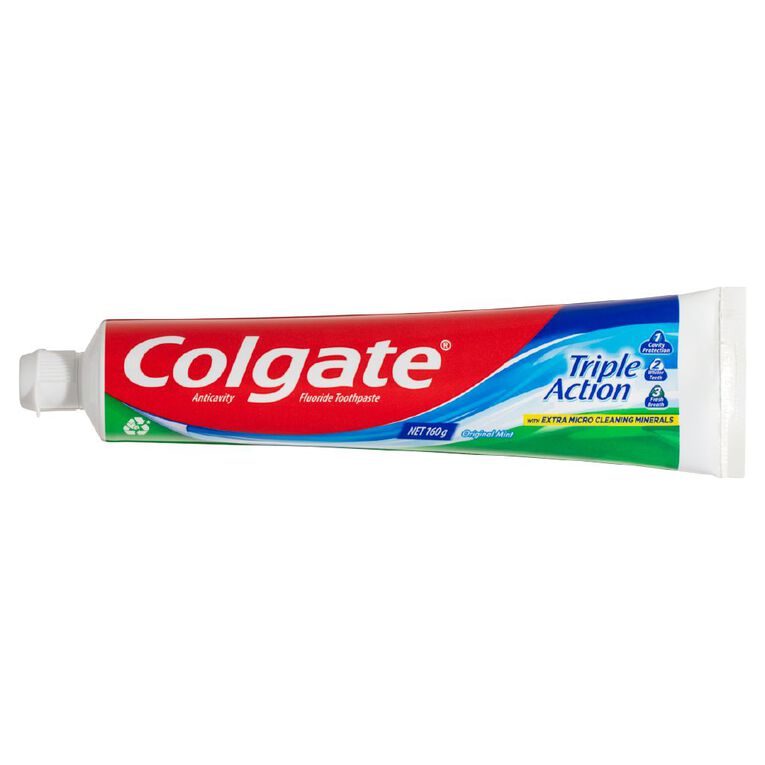 Colgate Triple Action Toothpaste 160g | The Warehouse