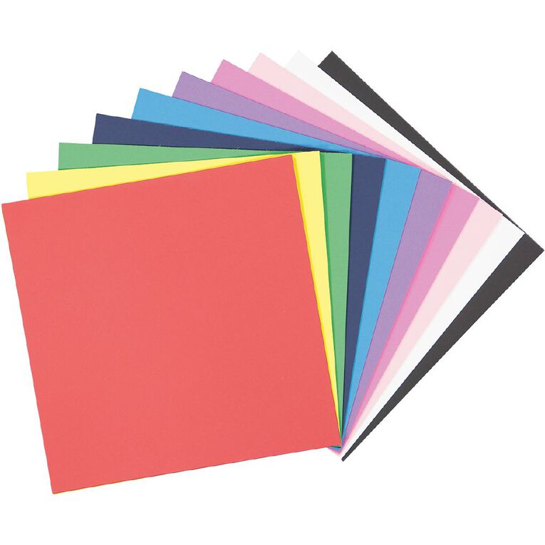 Uniti Smooth 220gsm Value Cardstock 60 Sheets 12in x 12in | The Warehouse