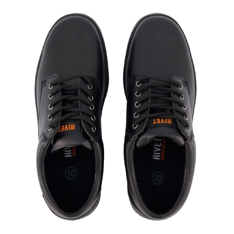 Rivet Men's Otieno Work Shoes Black | The Warehouse