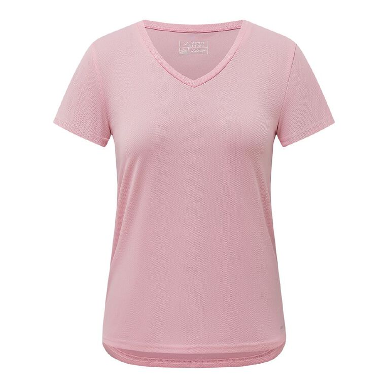 Active Intent Women's Cooldry Tee Pink Light | The Warehouse