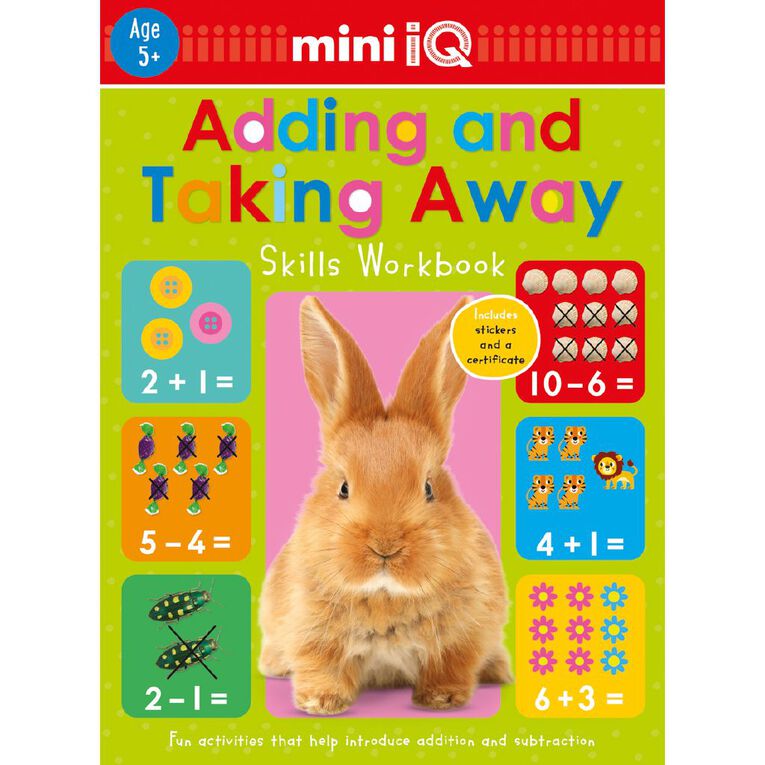 Mini iQ Skills Workbook Addition And Subtraction | The Warehouse