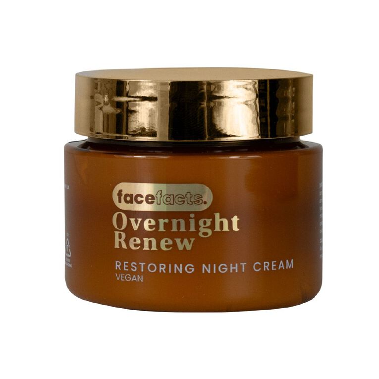 Face Facts Overnight Renew Restoring Night Cream 50ml | The Warehouse