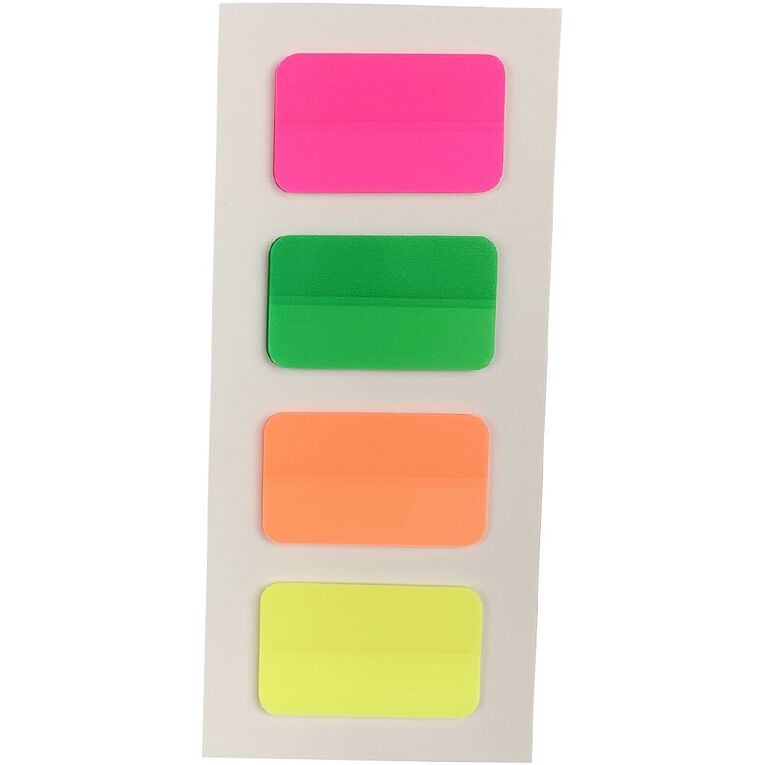 Fluorescent Colour Labels Multi-Coloured 4 Pack Multi-Coloured | The ...