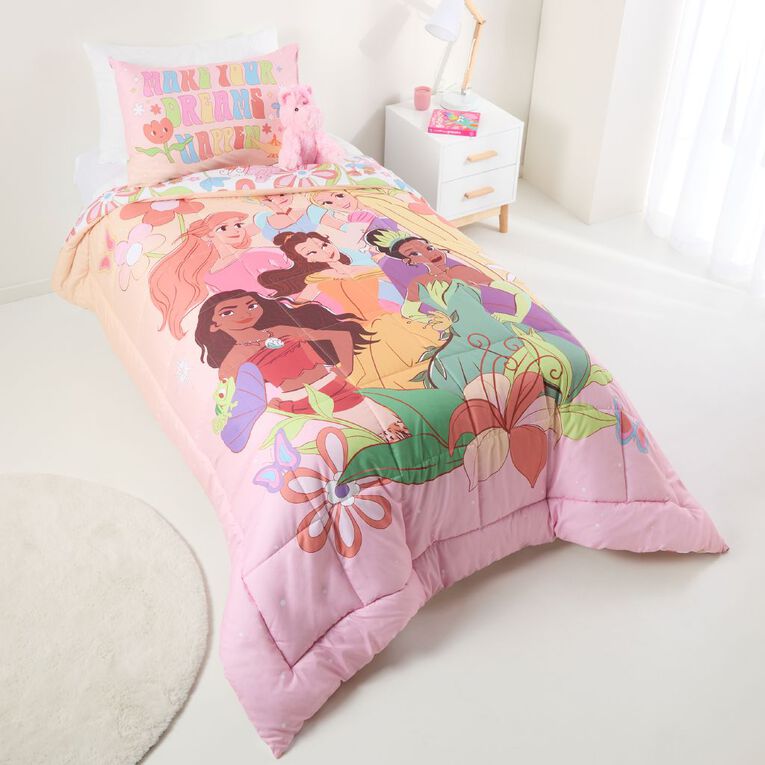 Disney Princess Comforter Set 2 Piece King Single | The Warehouse