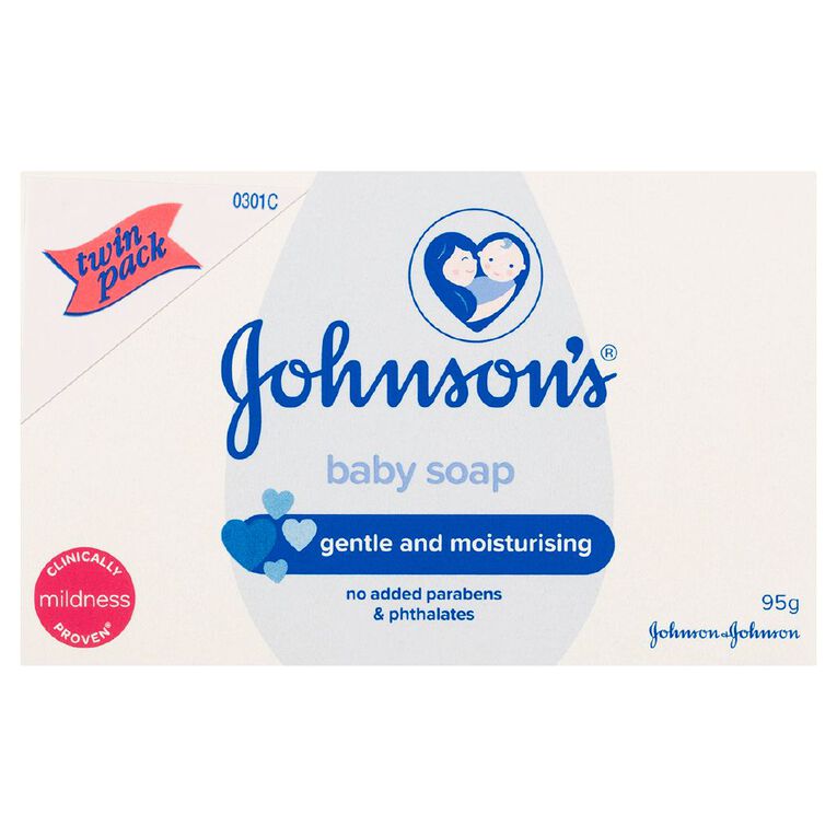 Johnson's Baby Soap Twin Pack | The Warehouse