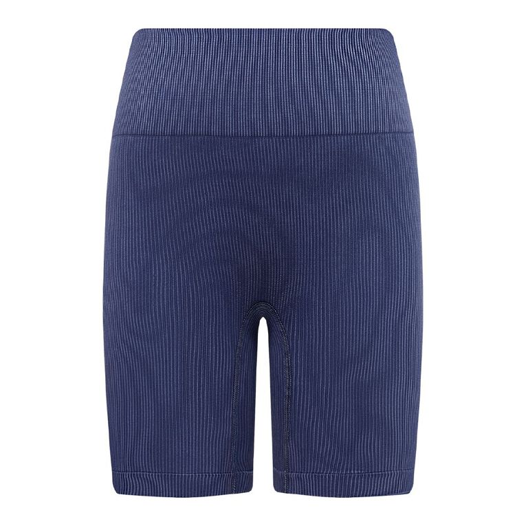 Active Intent Women's Longline Seamless Bike Shorts Blue Dark | The ...