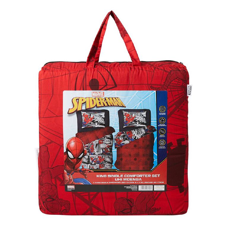 Spider-Man Comforter Set Navy Navy | The Warehouse