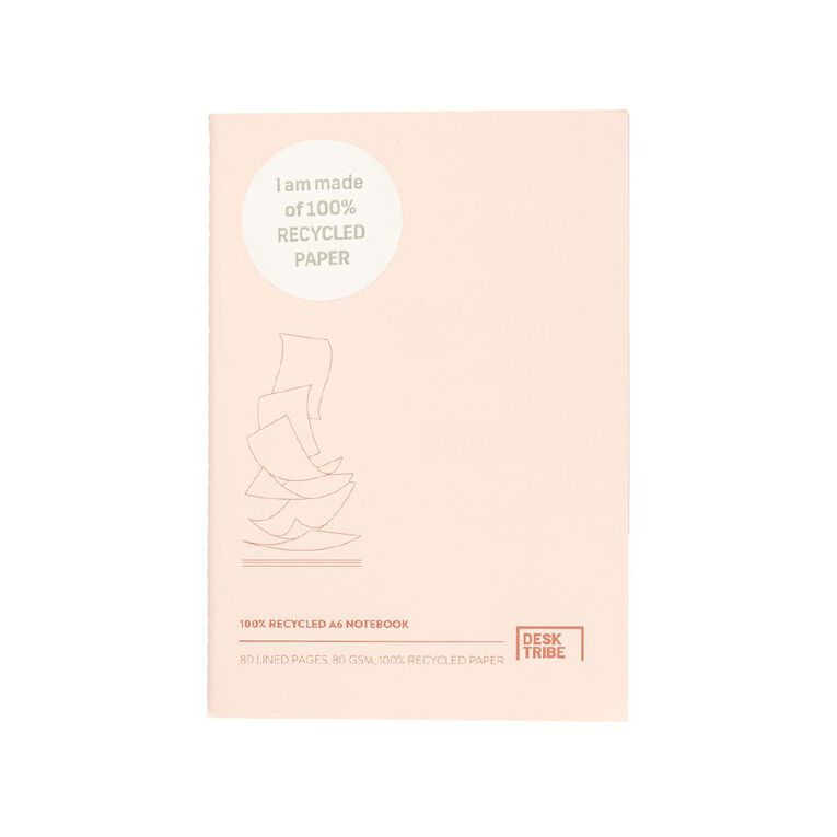 Desk Tribe Notebook Recycled Paper Cover A6 | The Warehouse
