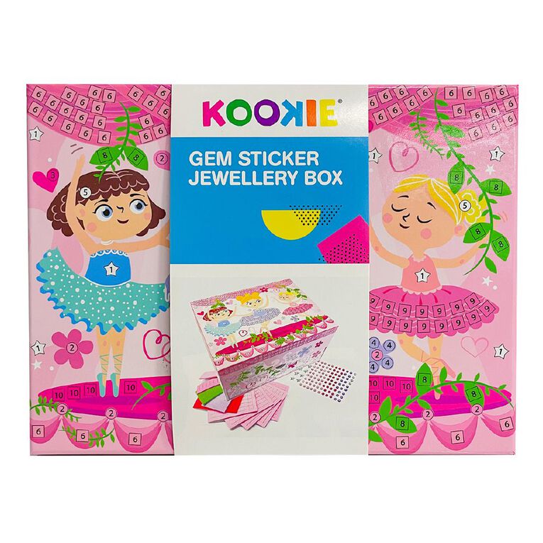 Kookie Gem Sticker Jewellery Box Large | The Warehouse