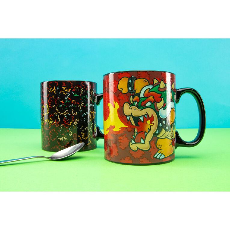 Paladone Super Mario Bowser Heat Change XL Mug | The Warehouse