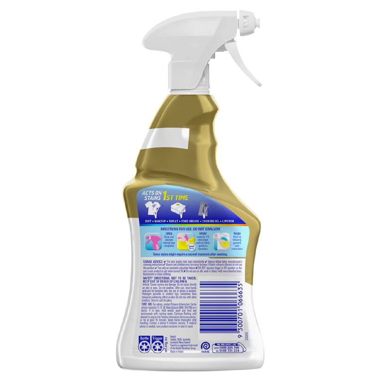 Vanish Preen Oxi Action Gold Stain Remover Ultra Power Spray White ...