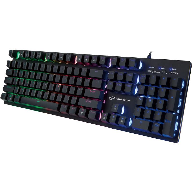 PowerPlay E-Blue Mechanical-Sense Gaming Keyboard Black | The Warehouse