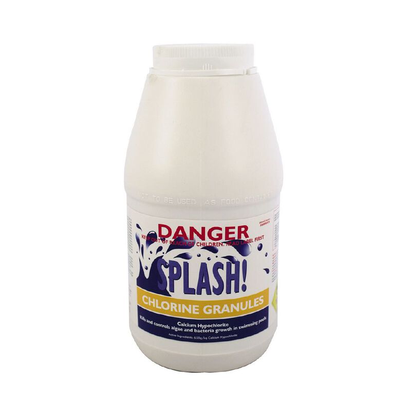 Splash Chlorine Granules 2kg | The Warehouse