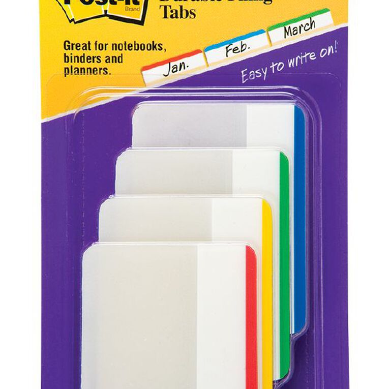 Post-It Tabs 686F-1 Primary Colours 50.8mm x 38.1mm Assorted Assorted ...
