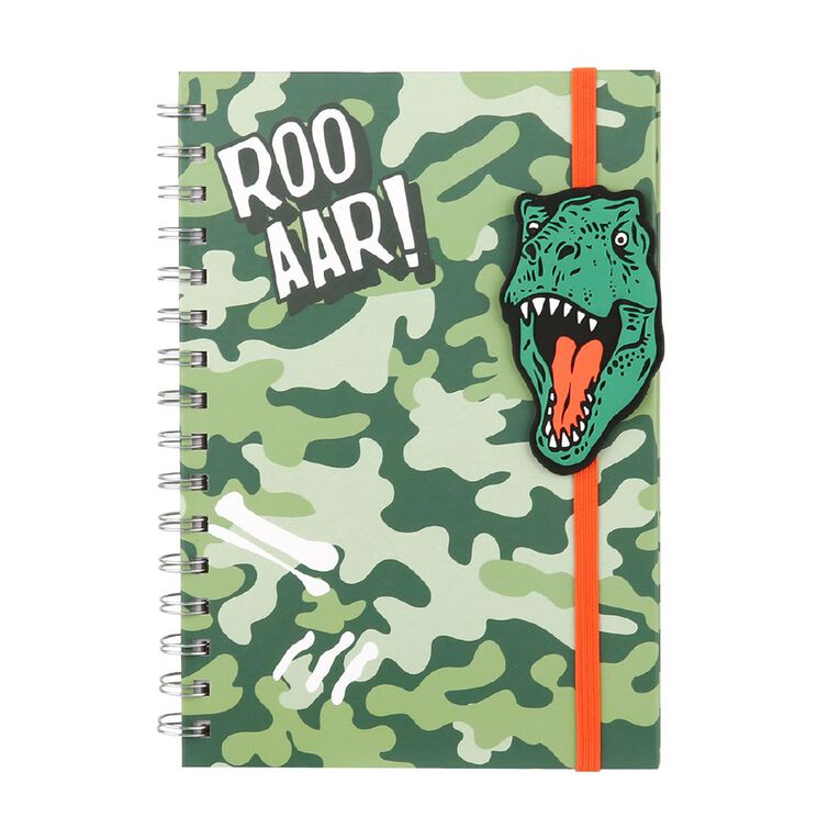 Kookie Spiral Notebook Hardcover Dino A5 | The Warehouse