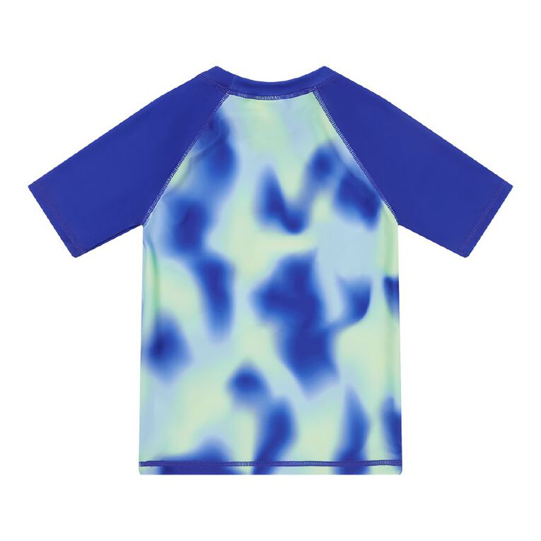 Young Original Short Sleeve Rash Vest Blue Dark | The Warehouse