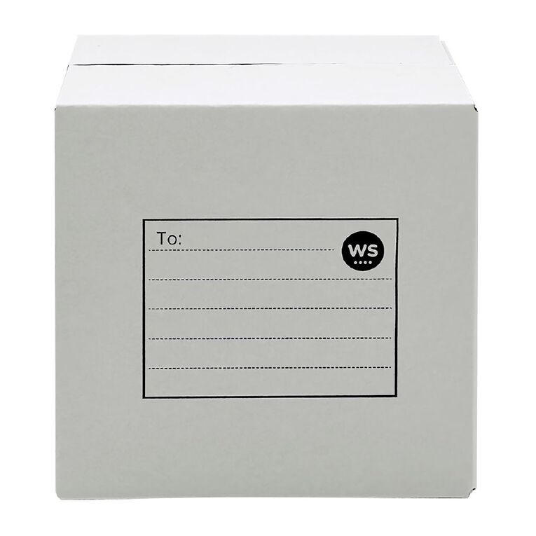 WS WS Packing Box Medium 20 x 15 x 20cm | The Warehouse