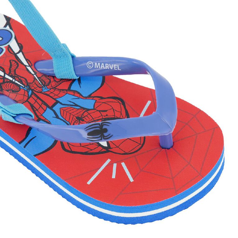 Spider-Man Junior Kids' Jandals Red Mid | The Warehouse