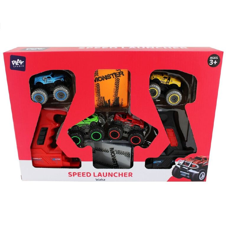Play Studio Speed Launcher 4 Pack | The Warehouse