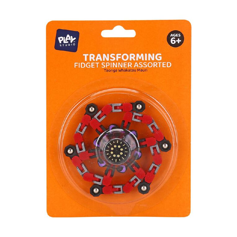 Play Studio Transforming Fidget Spinner Assorted Assorted | The Warehouse