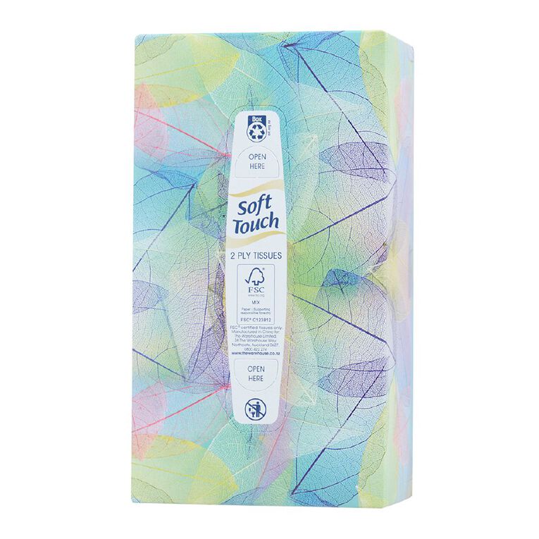 Soft Touch Facial Tissues 2-ply 150 Pack | The Warehouse