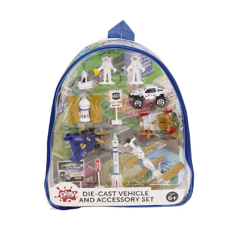 Play Studio Die-Cast Vehicle & Accessory Playset Assorted | The Warehouse