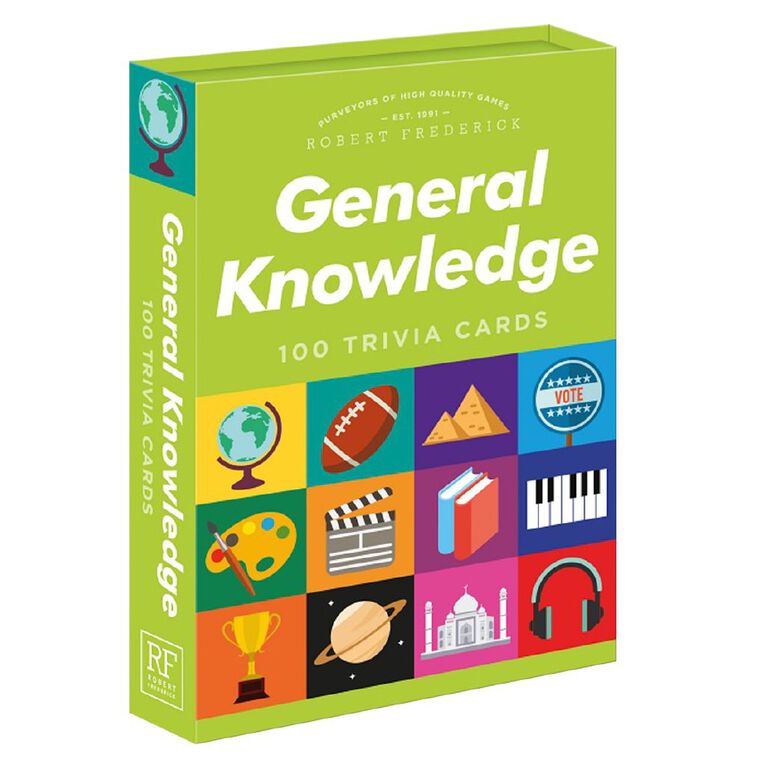 100 Trivia Cards General Knowledge | The Warehouse