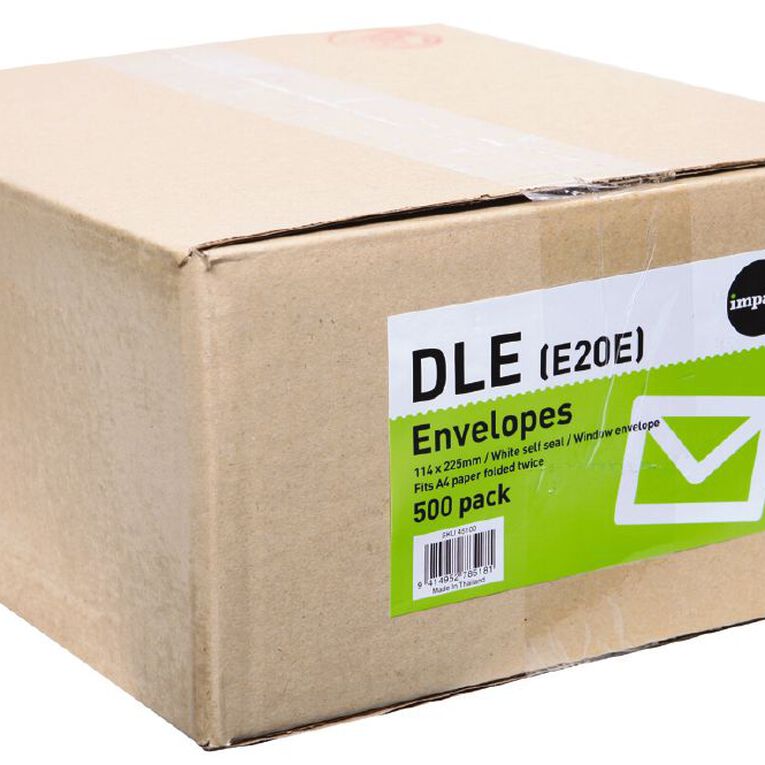 WS Envelope DLE Window Seal 500 Pack White | The Warehouse