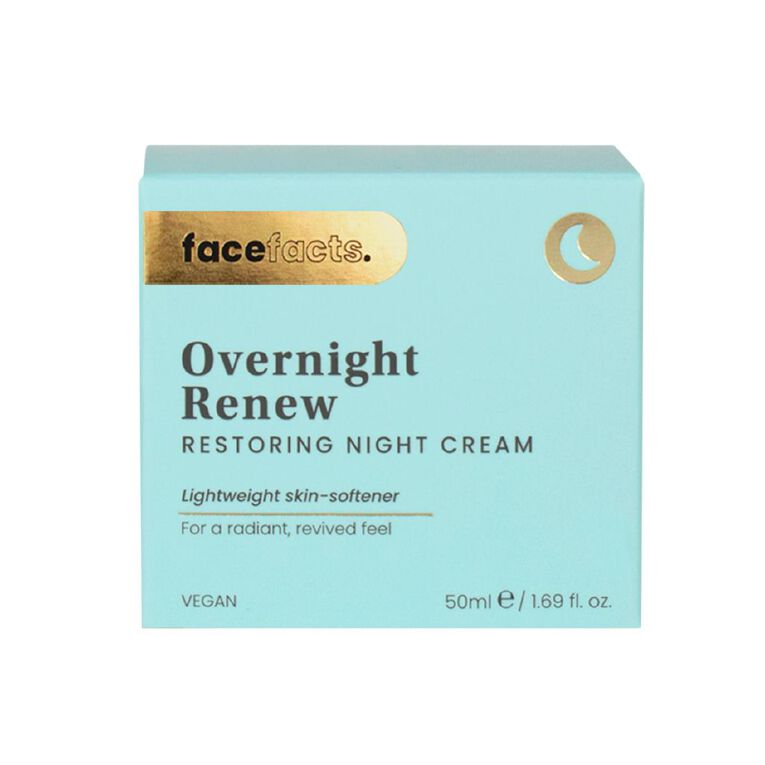Face Facts Overnight Renew Restoring Night Cream 50ml | The Warehouse