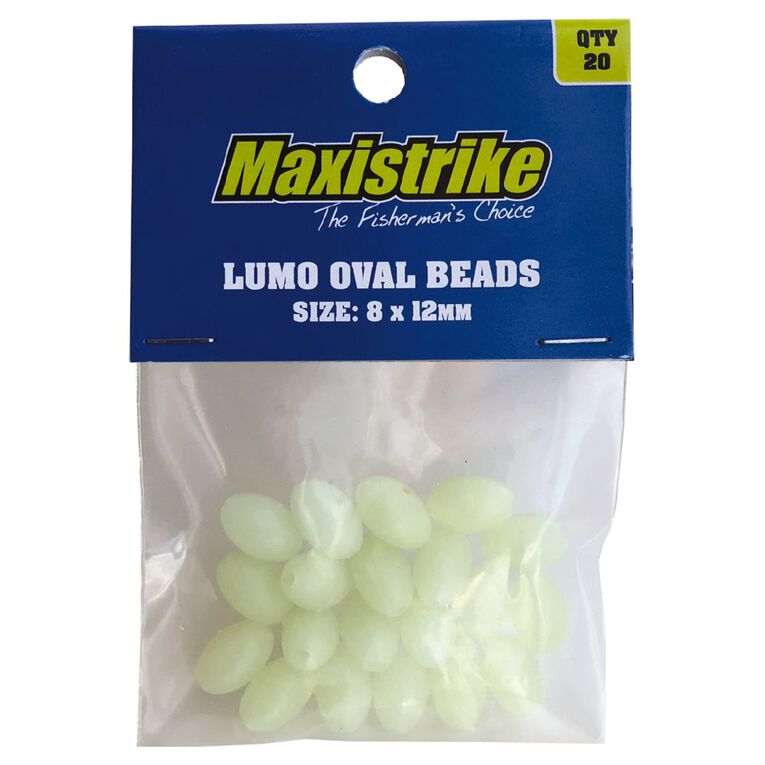 Maxistrike Beads Lumo Oval 8mm x 12mm 20 Pack | The Warehouse