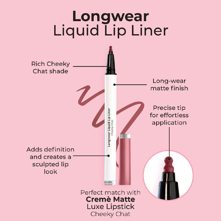 MCoBeauty Liquid Lip Liner Cheeky Chat | The Warehouse
