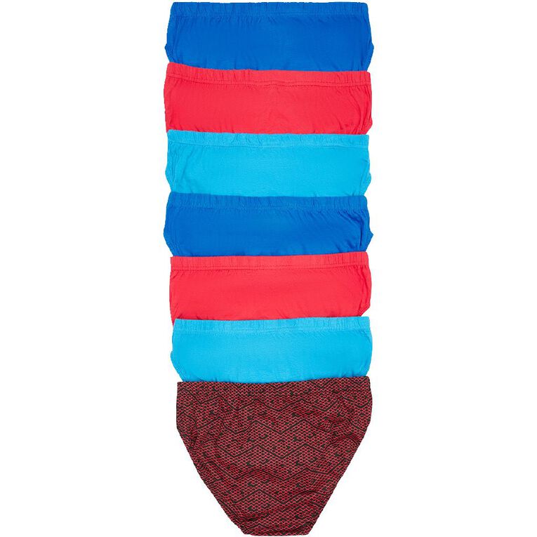 Rio Men's Hipster Briefs 7 Pack Blue | The Warehouse