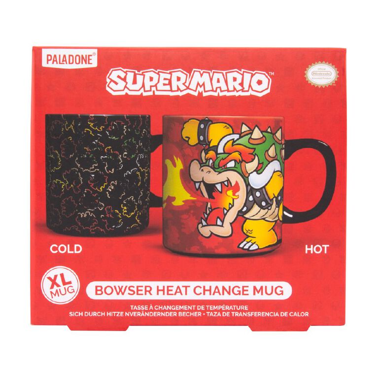Paladone Super Mario Bowser Heat Change XL Mug | The Warehouse