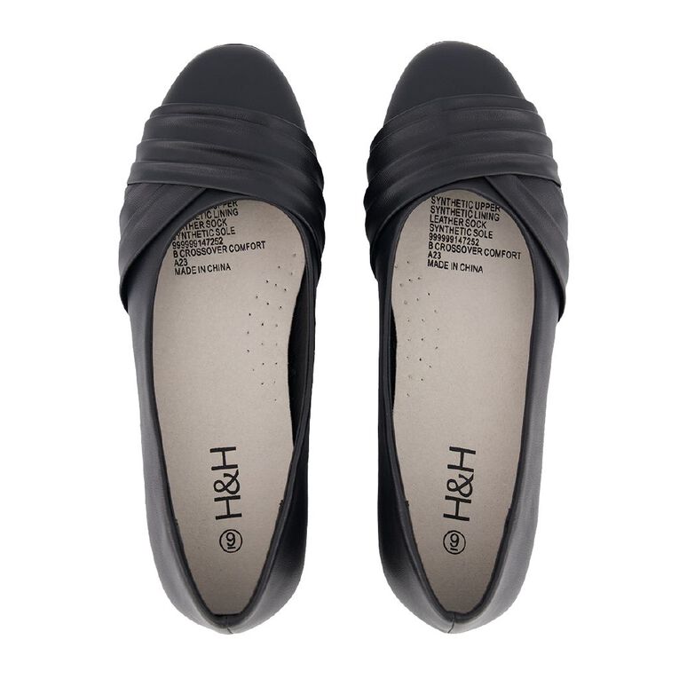 H&H Women's Crossover Comfort Shoes Black | The Warehouse