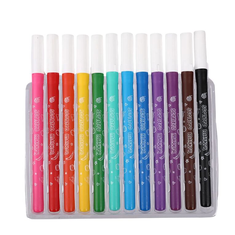 Scented Markers 12 Pack | The Warehouse
