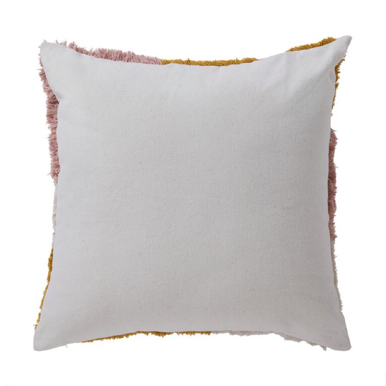 Living & Co Tufted Cushion Wave Multi-Coloured 45cm x 45cm Multi ...